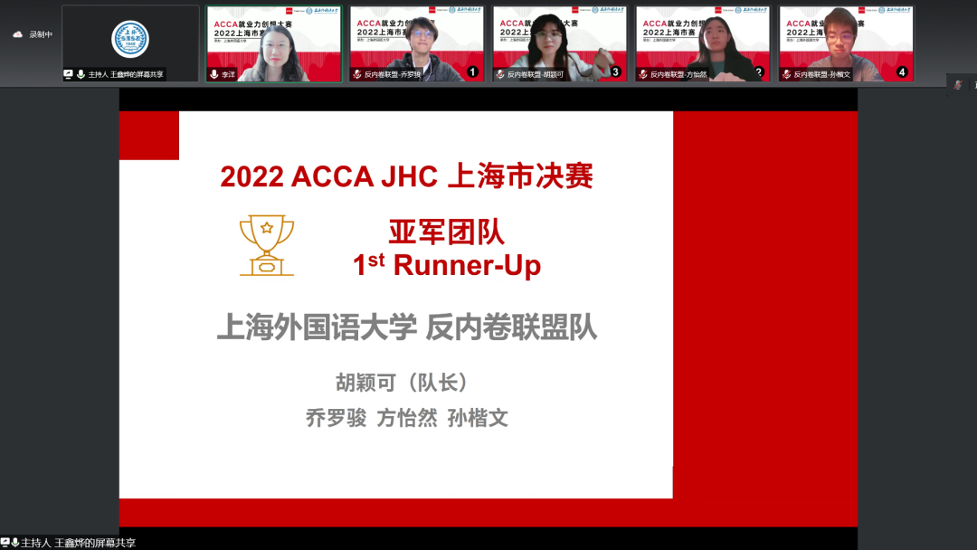 2022 ACCA JHC上海市决赛完美收官